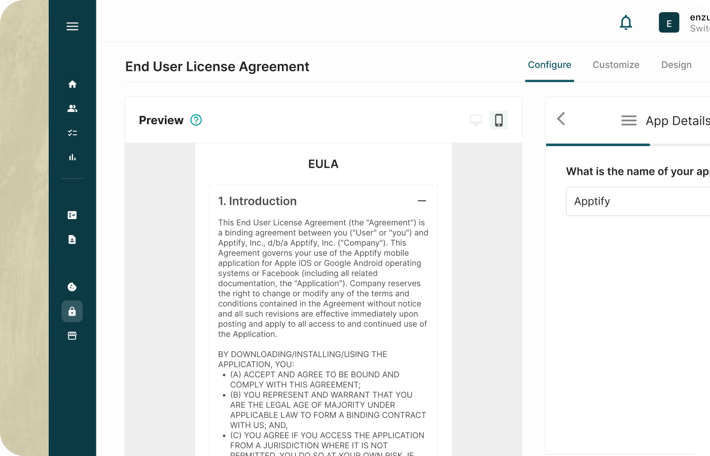 End User License Agreement (EULA) Generator - Enzuzo